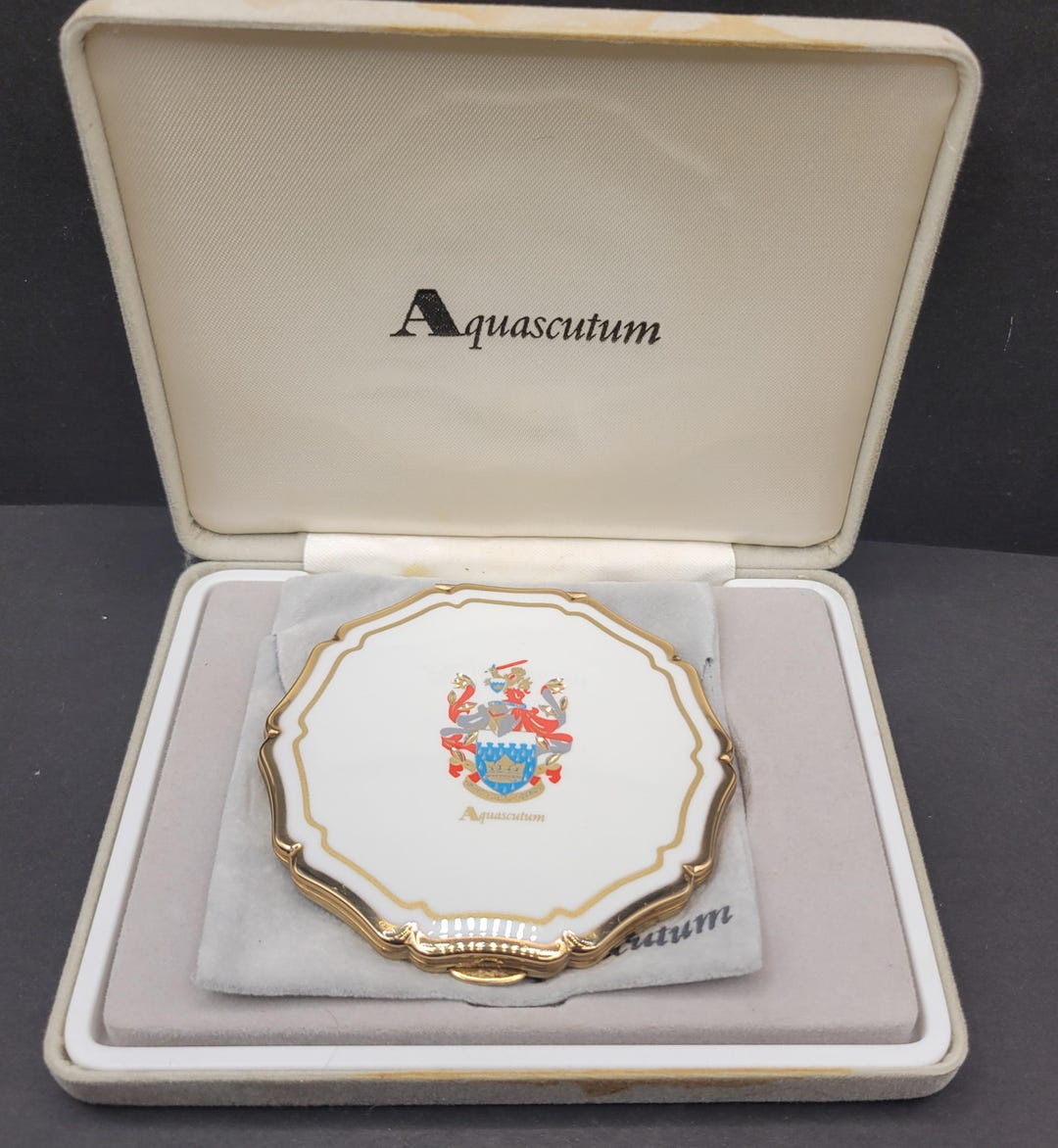 Rare Stratton Powder Compact AQUASCUTUM, Convertible Powder Compact ...