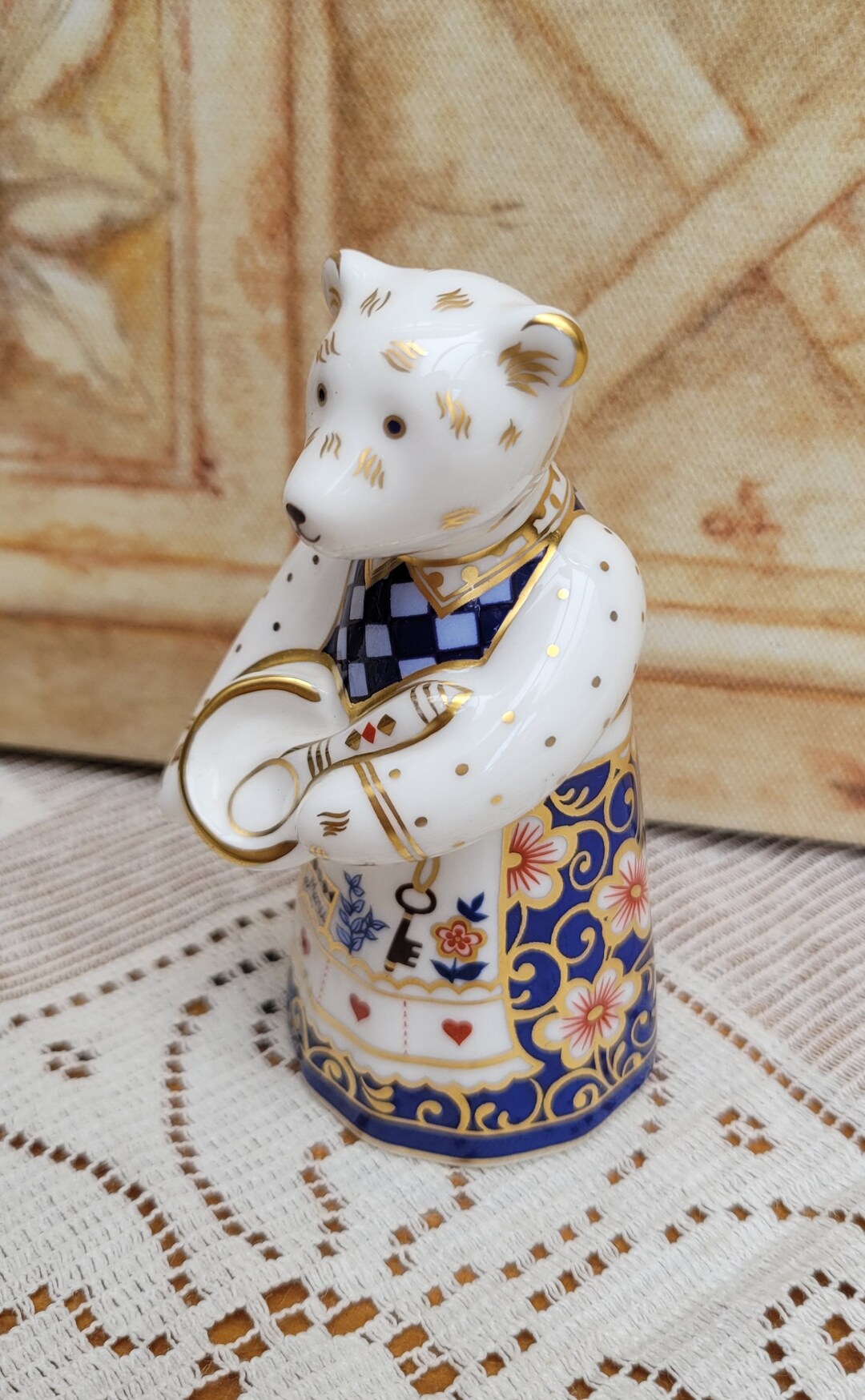 Royal Crown Derby Mini Teddy Bear Cook, 2004, Boxed Cute Teddybear - Etsy