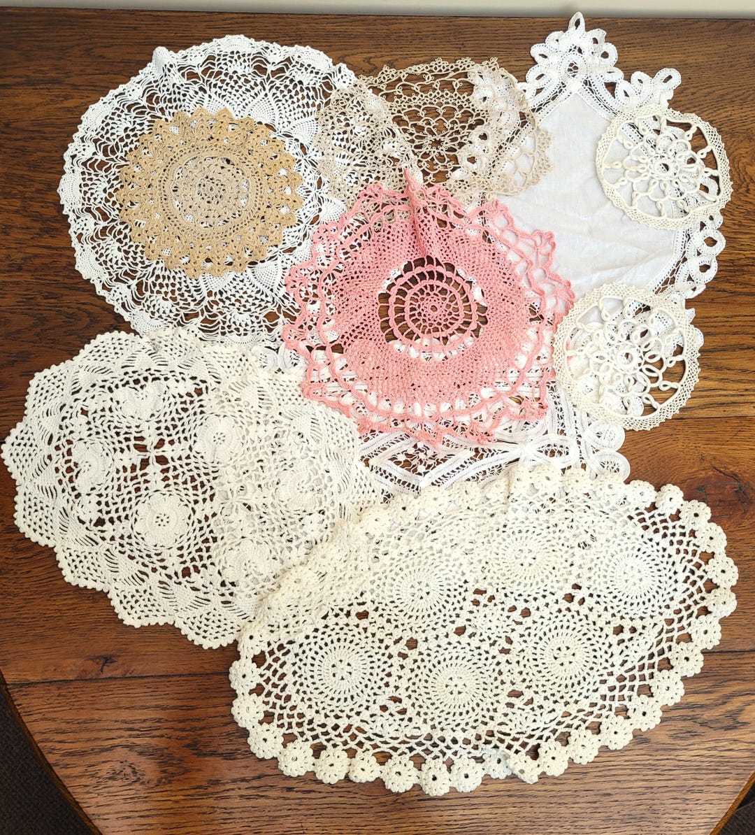 Collection of 10 Vintage Crochet Lace Doilies Mixed. Vintage Home, Junk ...