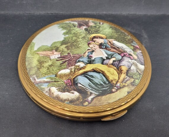 Mascot Powder Compact Shepherd & Shepherdess in the S… - Gem