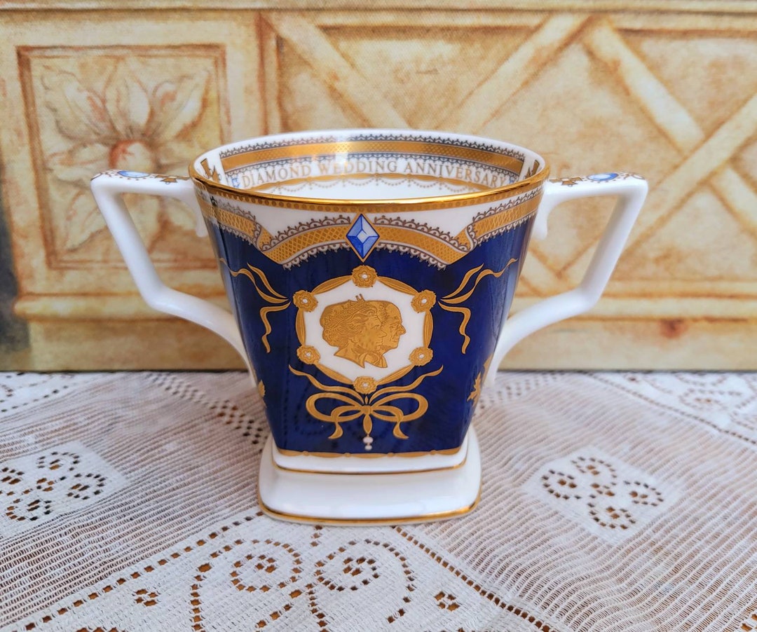 Royal Worcester Queen Elizabeth & Duke of Edinburgh Diamond - Etsy