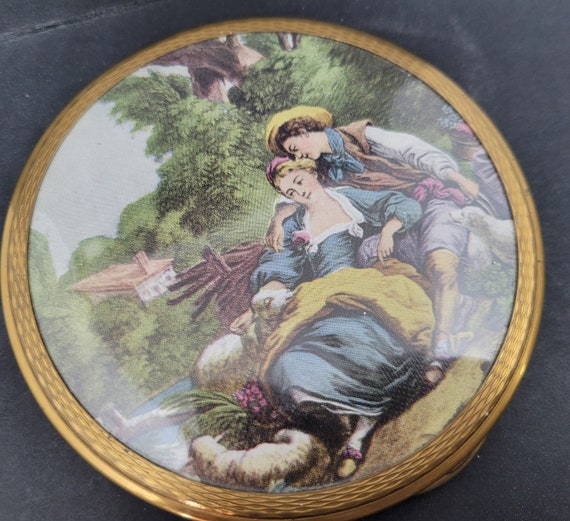 Mascot Powder Compact Shepherd & Shepherdess in the S… - Gem