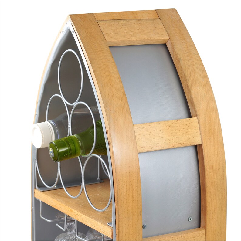 Freestanding Wooden Wine Bottle Holders Racks & Cabinets for - Etsy
