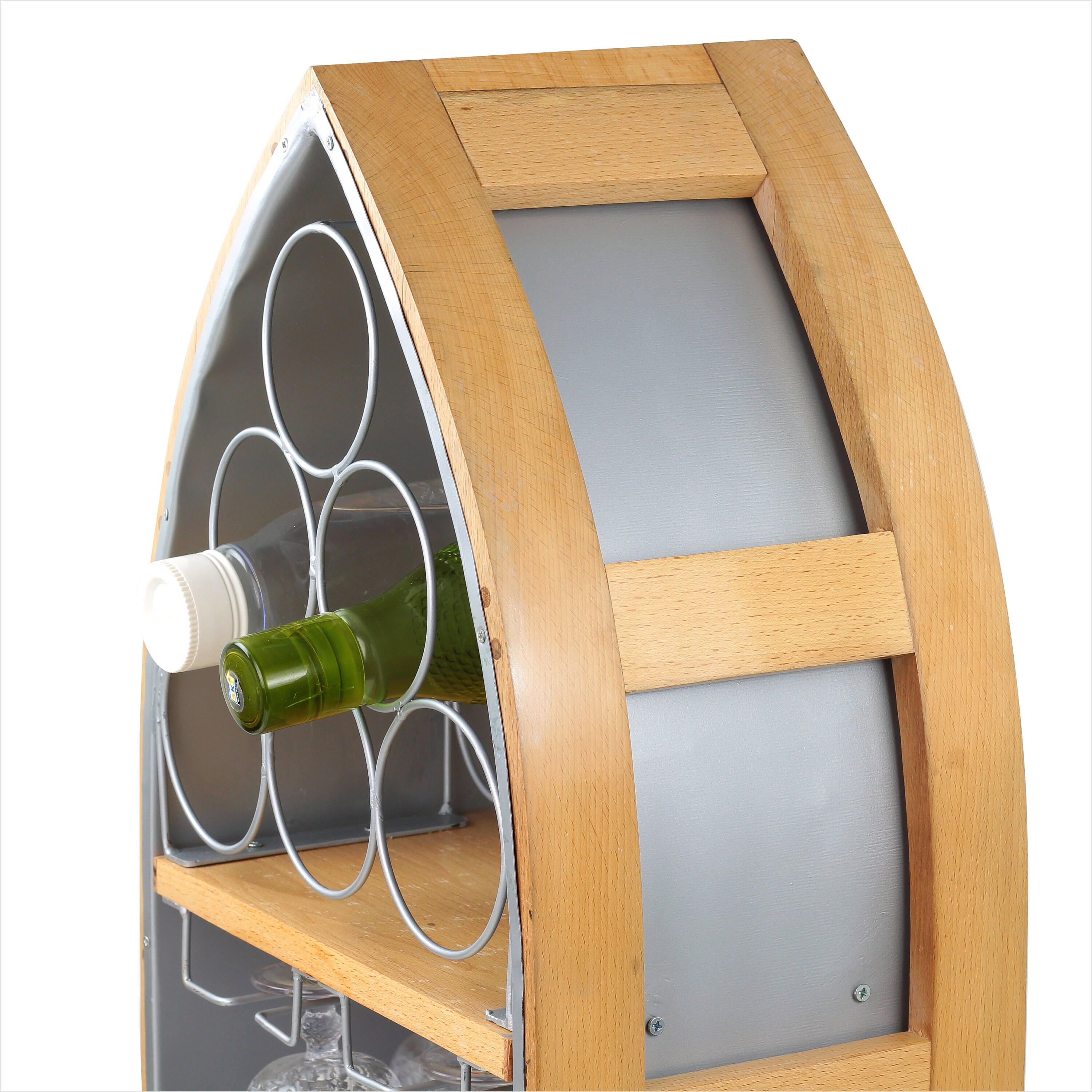 Freestanding Wooden Wine Bottle Holders Racks & Cabinets for - Etsy