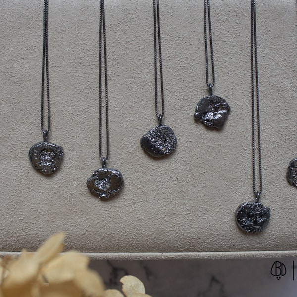 Blackened Silver - Etsy