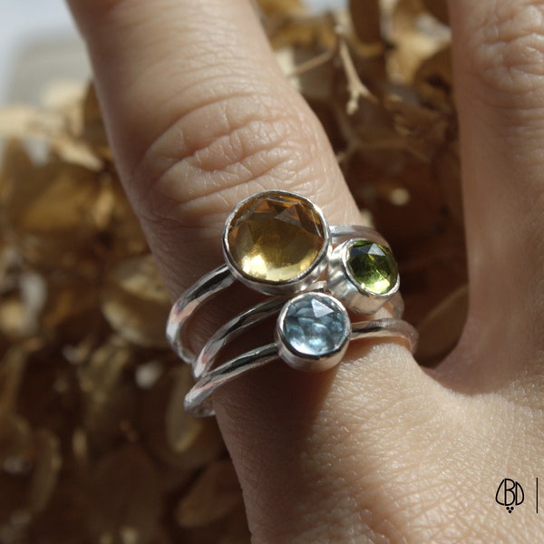 Adjustable Silver Ring Sets for Women - Etsy