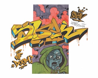 Mf Doom Graffiti - Etsy