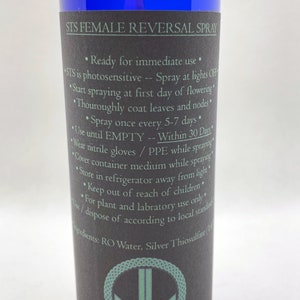 STS Female Plant Reversal Spray 8oz - Etsy