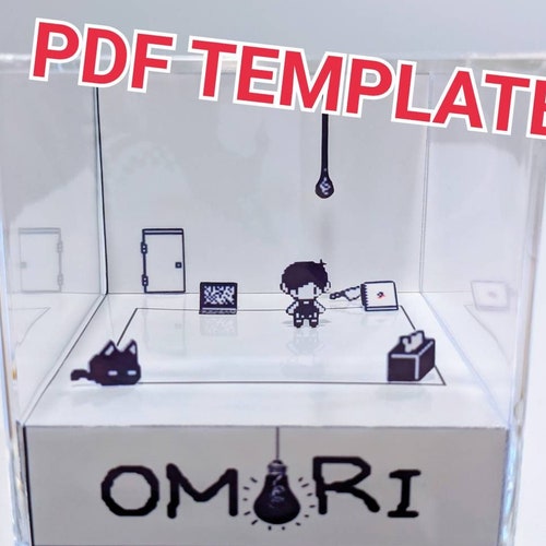 OMORI Neighbor's Room 3D Game Cube Diorama - Etsy
