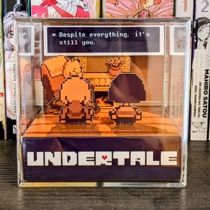 UNDERTALE 3D Cube Diorama - Toriel, Frisk, Asriel and Chara Despite ...