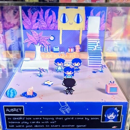 OMORI Neighbor's Room 3D Cube Diorama - Etsy