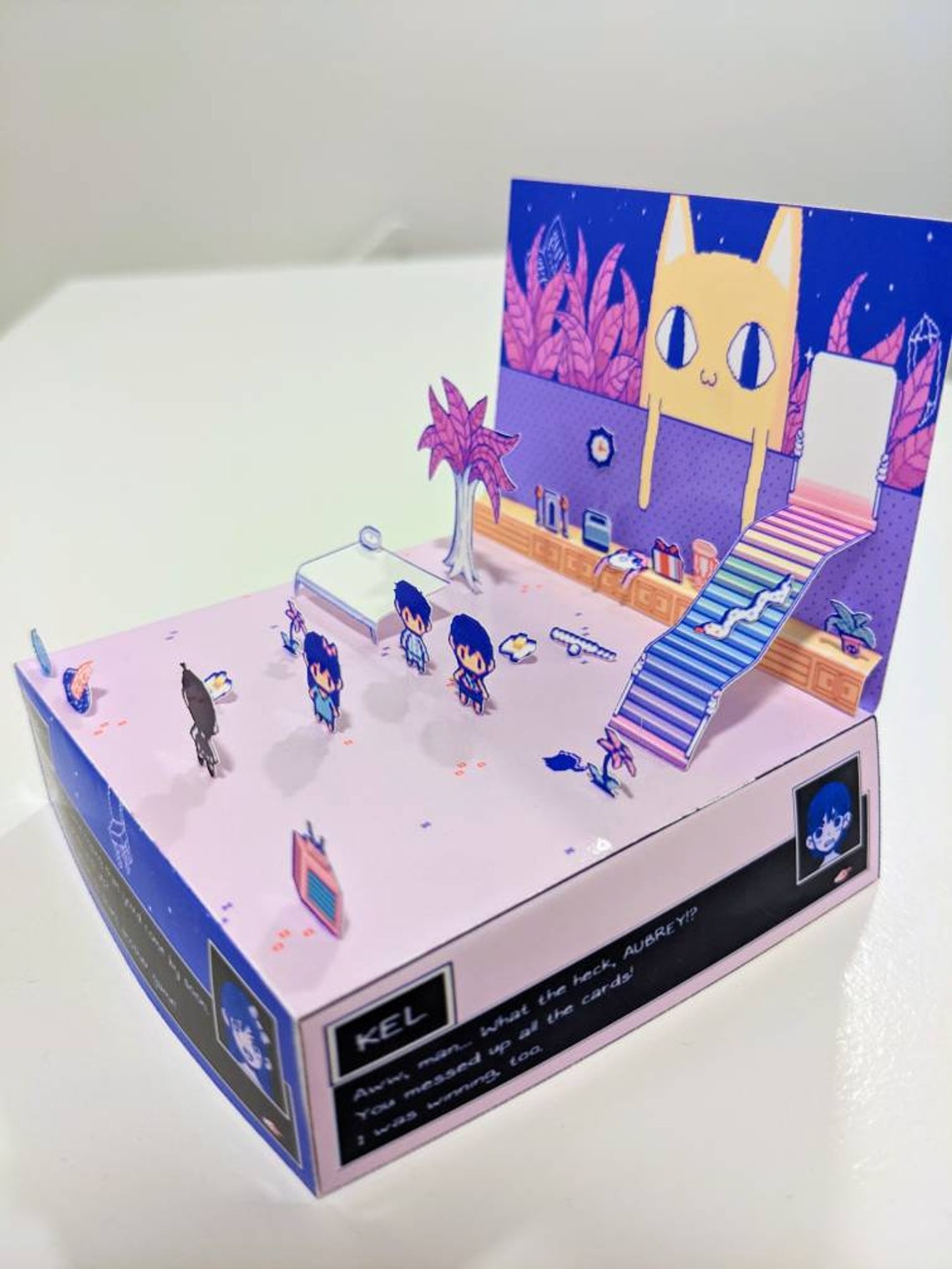 OMORI Neighbor's Room 3D Cube Diorama | Etsy