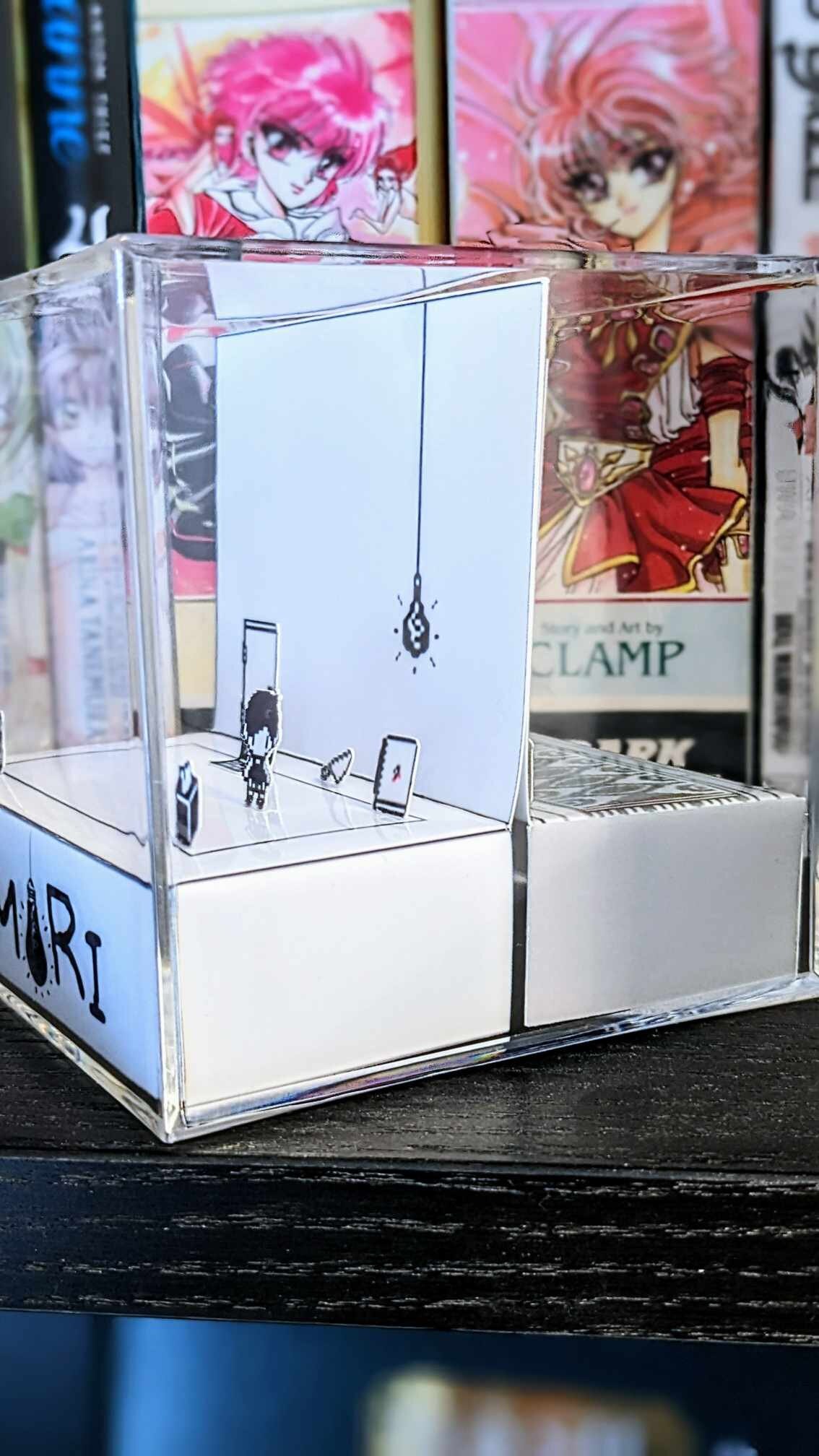 OMORI X UNDERTALE Dual Sided 3D Cube Diorama | White Space | Despite ...