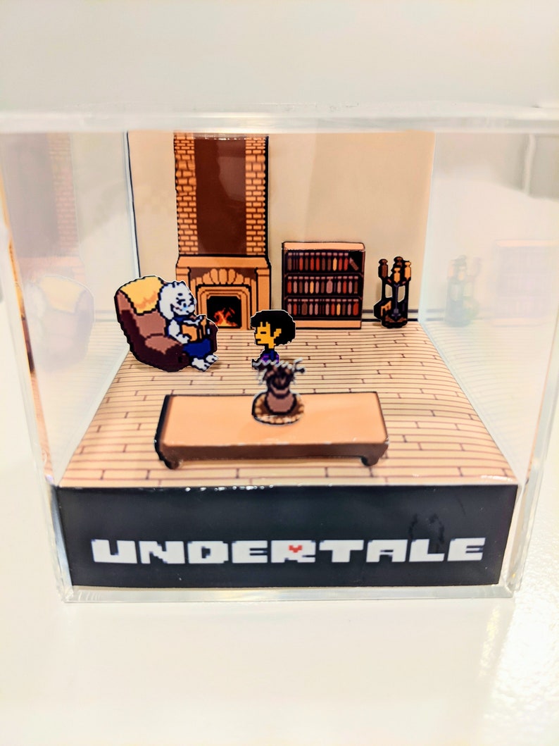 UNDERTALE Toriel Home 3D Cube Diorama - Etsy