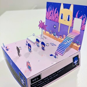 OMORI Neighbor's Room 3D Cube Diorama TEMPLATE | Etsy Canada