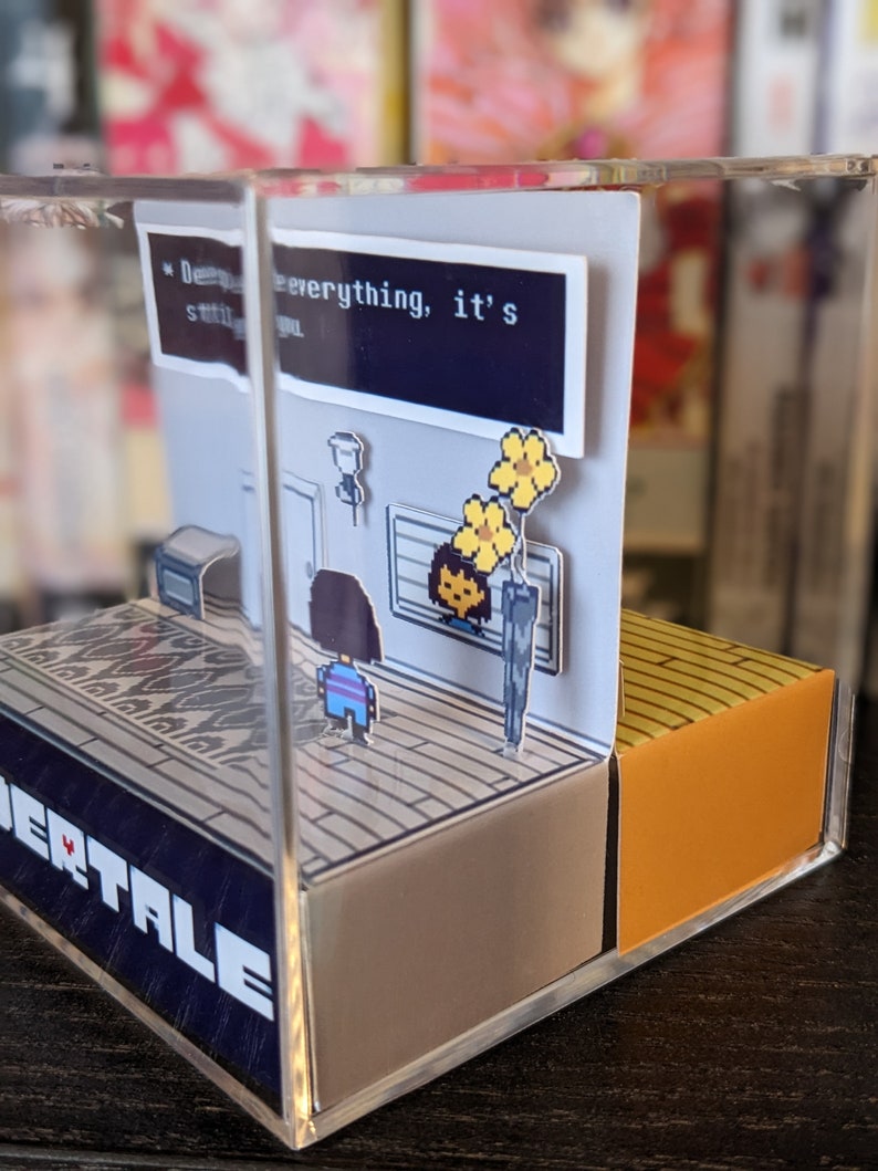 UNDERTALE Dual Sided 3D Cube Diorama | Despite Everything, It's You ...