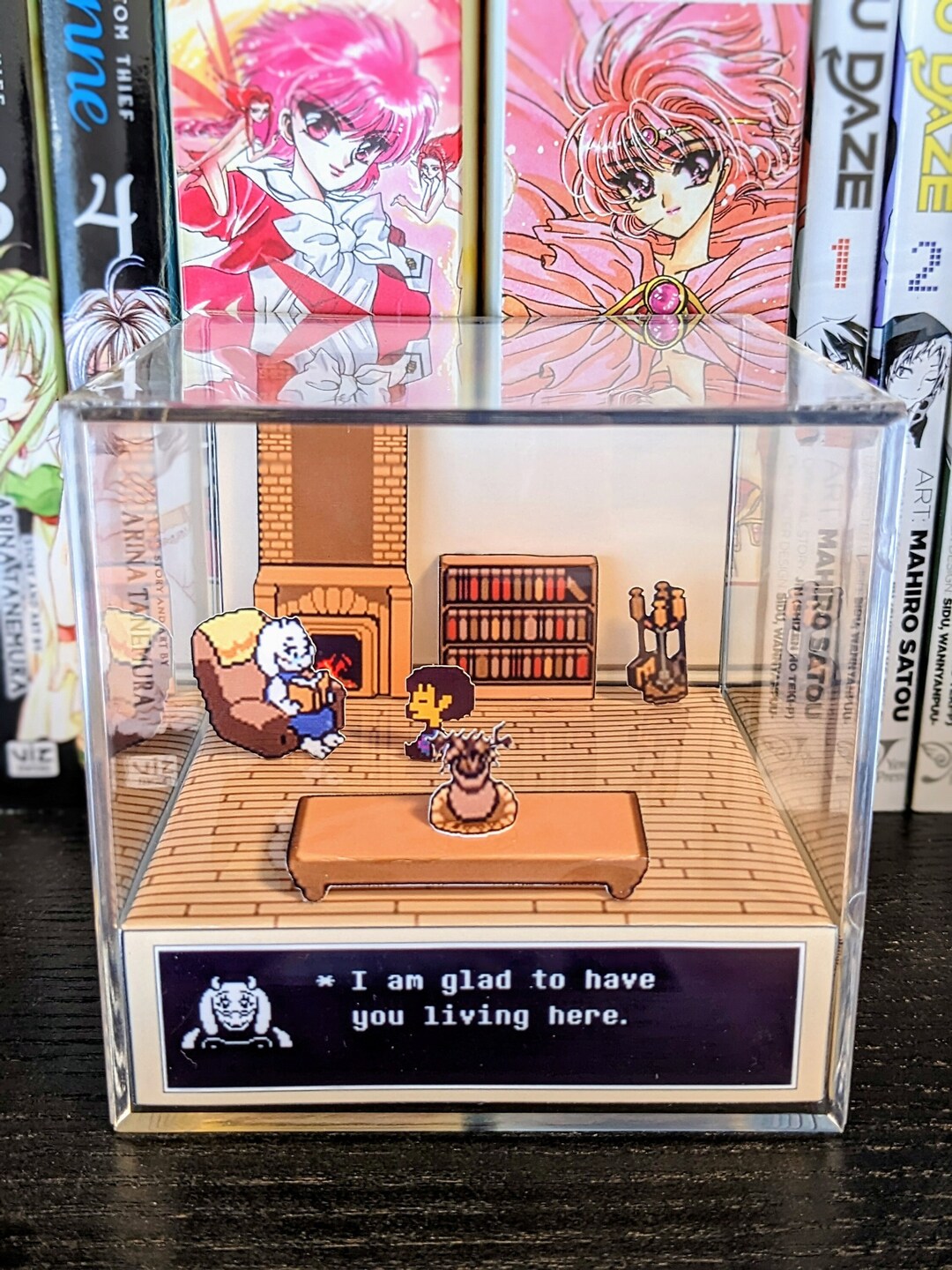 UNDERTALE Toriel Home 3D Cube Diorama - Etsy