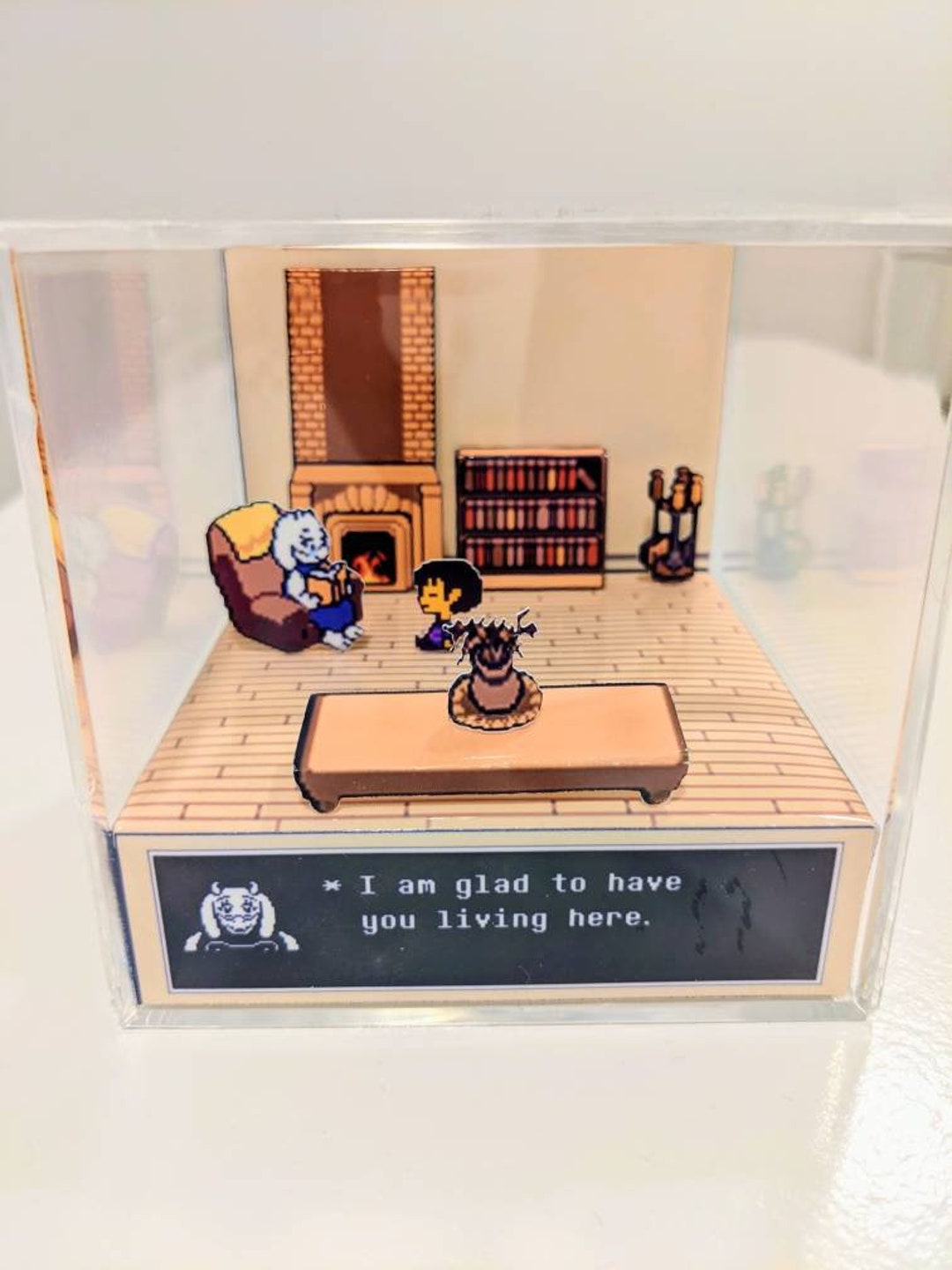 UNDERTALE Toriel Home 3D Cube Diorama - Etsy Australia
