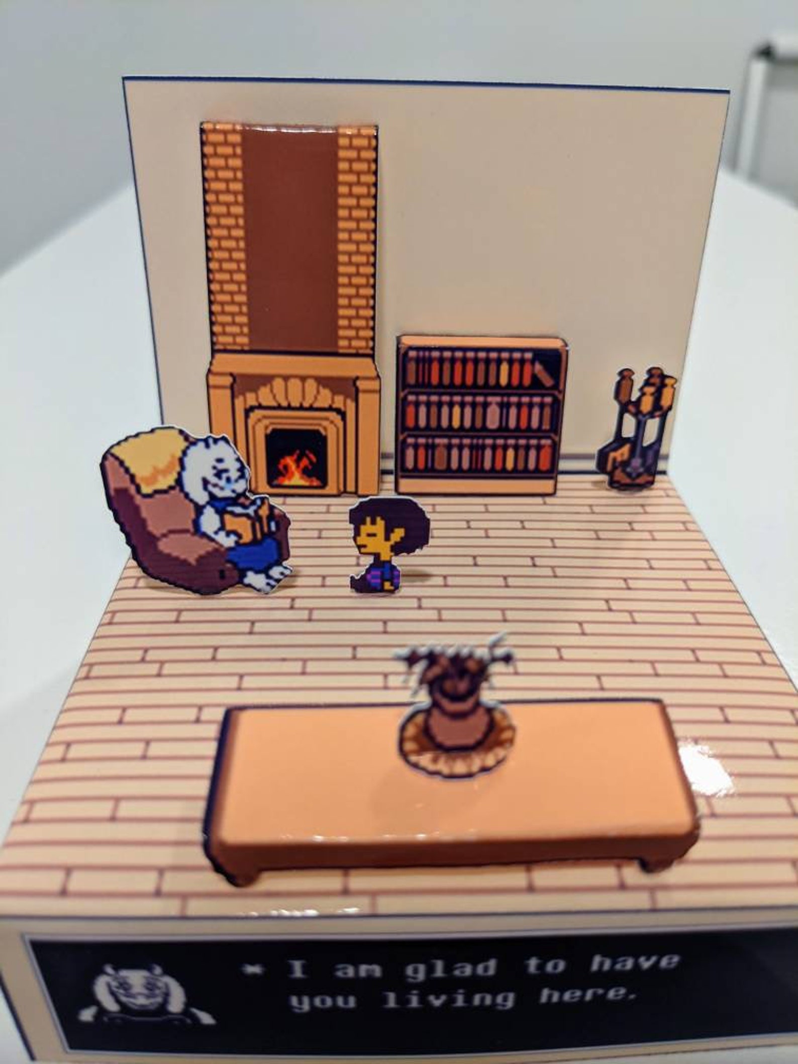 UNDERTALE Toriel Home 3D Cube Diorama | Etsy Ireland