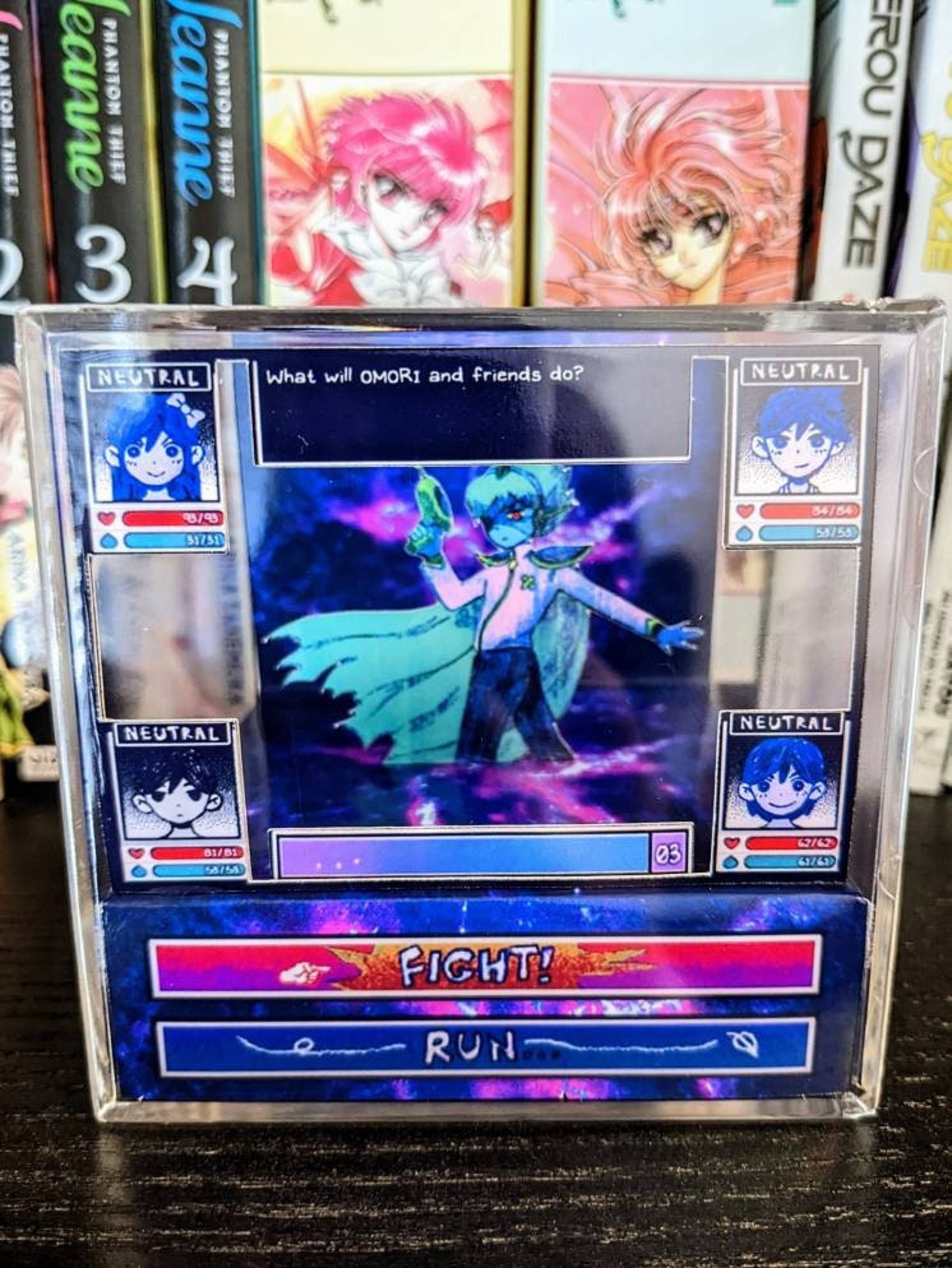 OMORI Space Ex-boyfriend Battle 3D Cube Diorama - Etsy