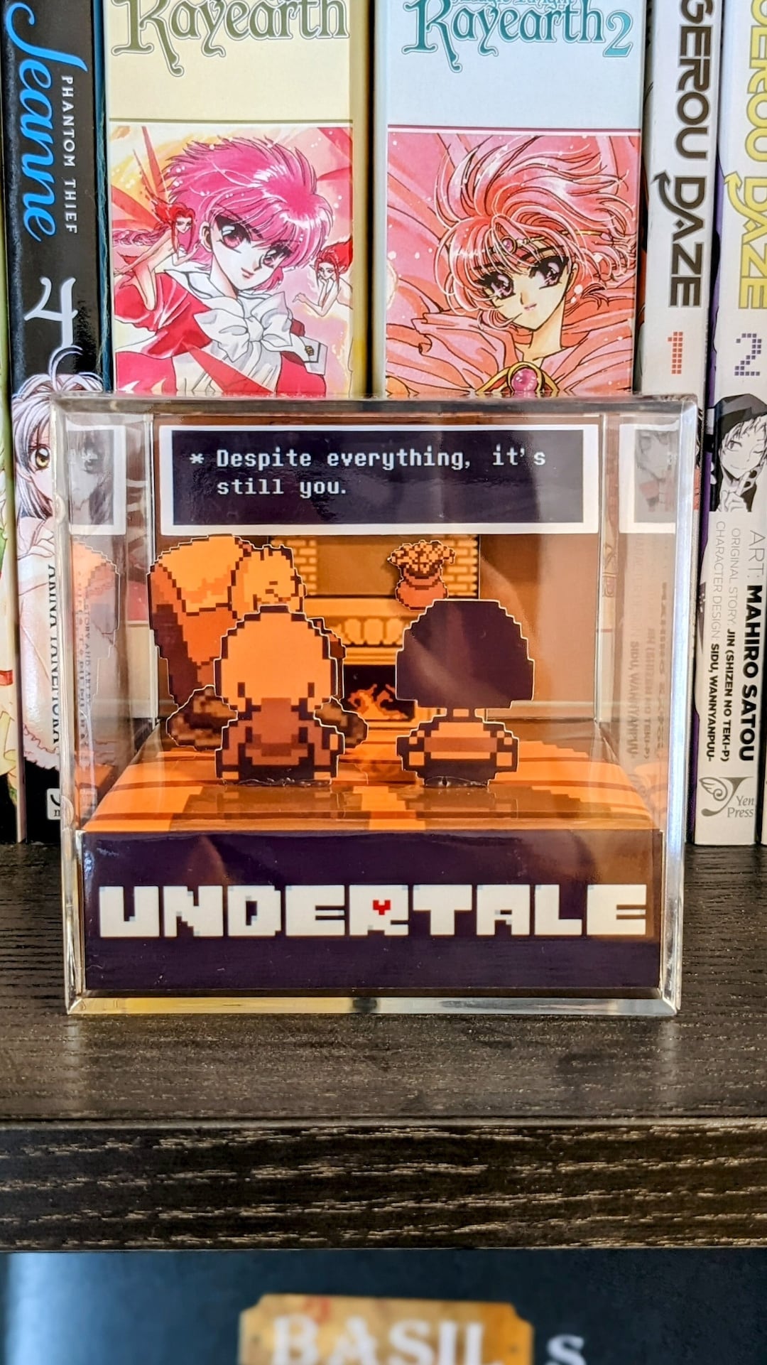 UNDERTALE 3D Cube Diorama - Toriel, Frisk, Asriel and Chara Despite ...