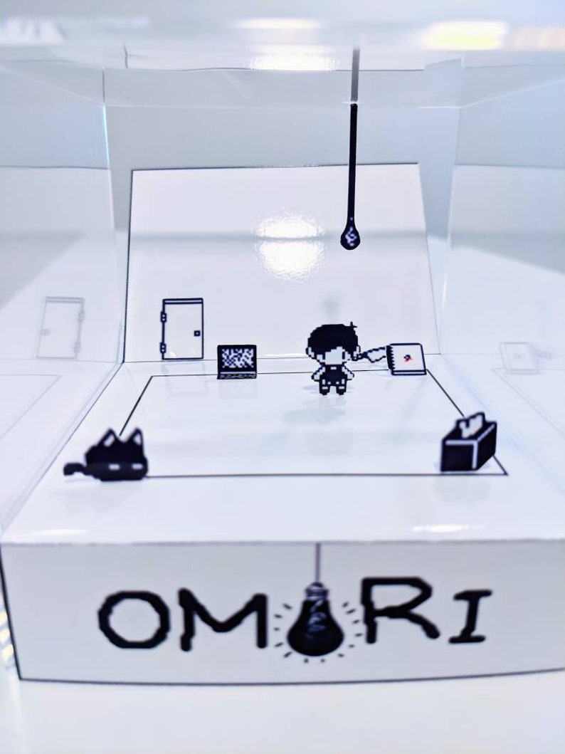 OMORI White Space 3D Cube Diorama TEMPLATE - Etsy Canada