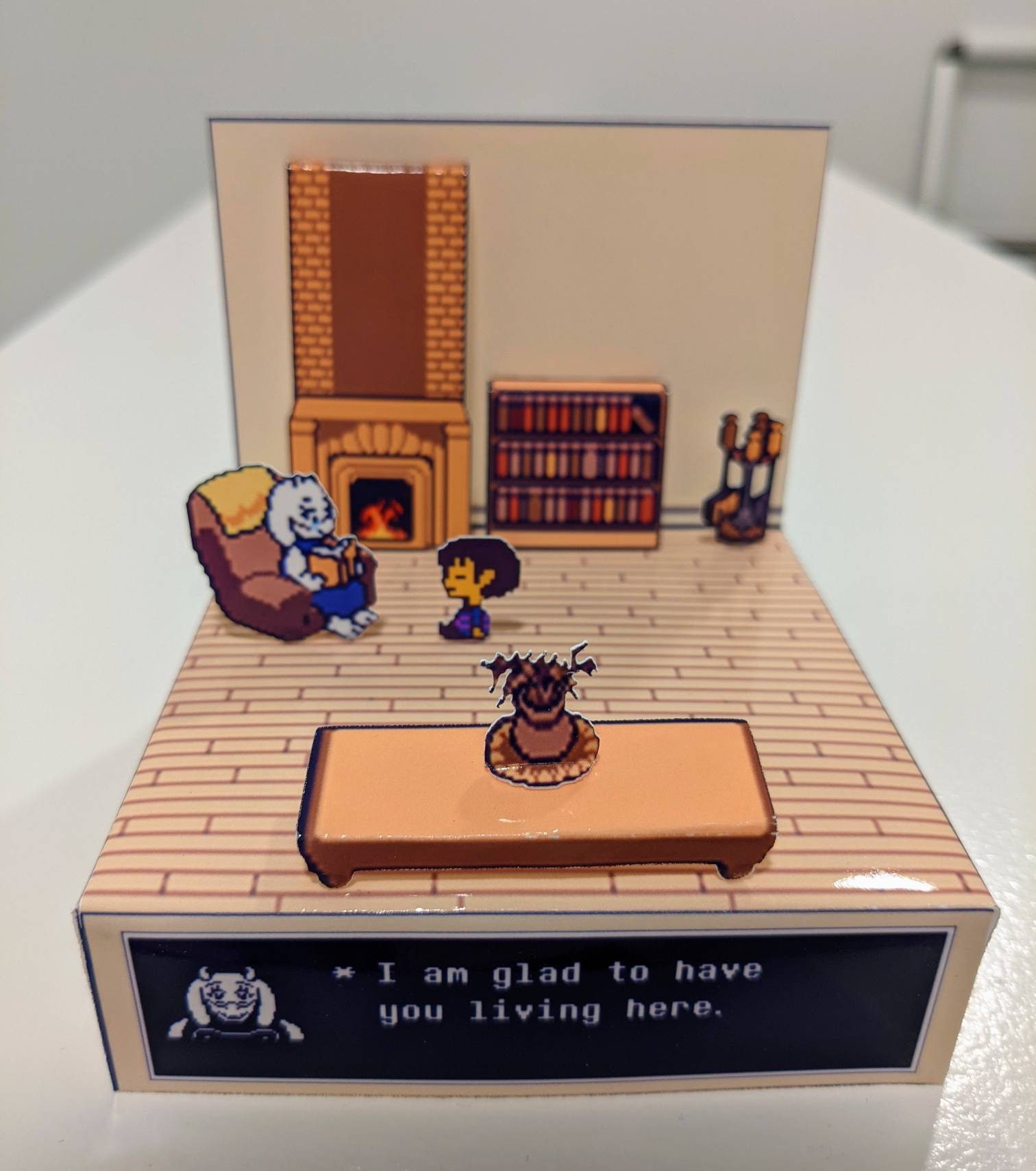 UNDERTALE Toriel Home 3D Cube Diorama - Etsy