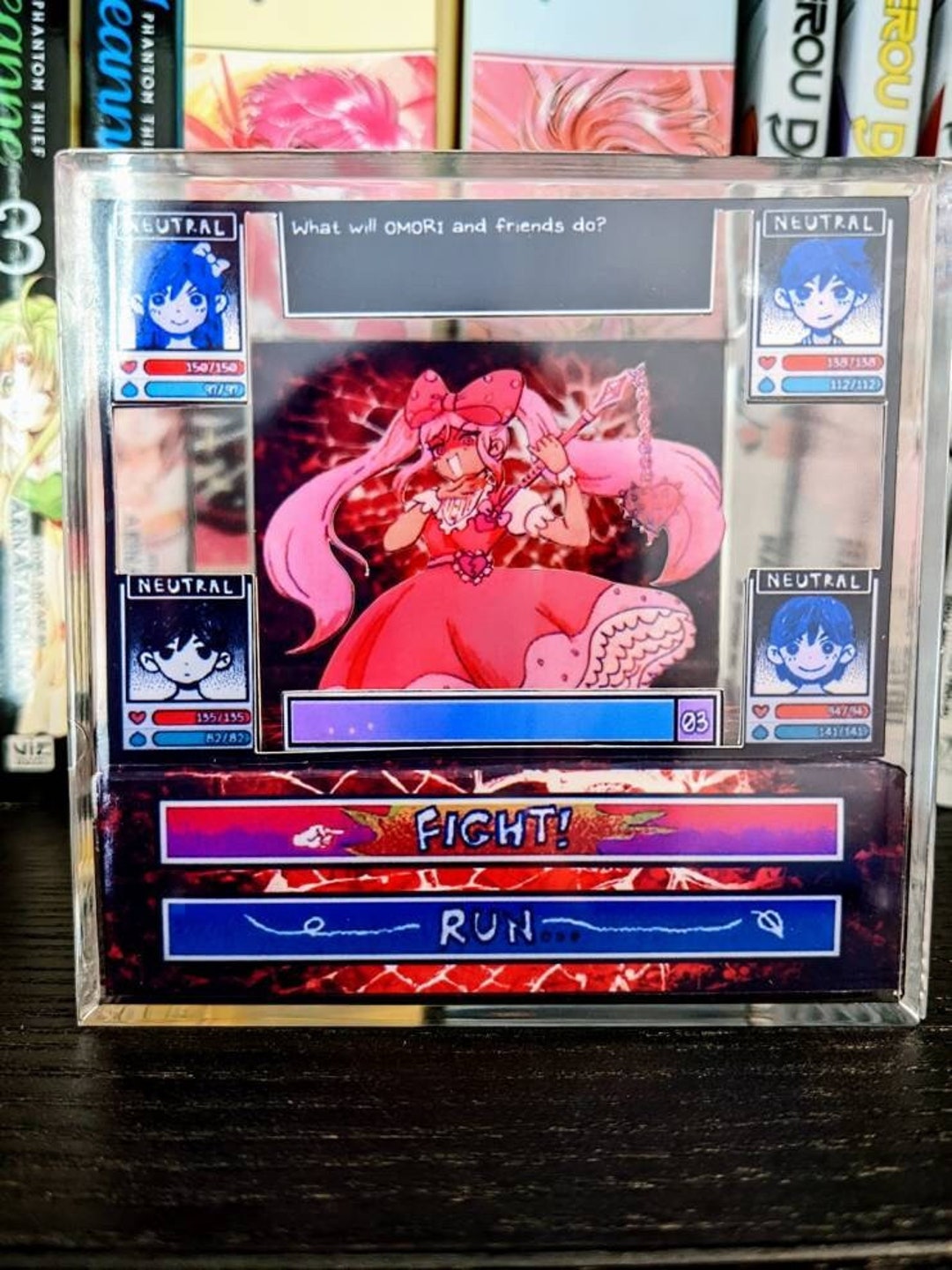 OMORI Sweetheart Battle 3D Cube Diorama - Etsy