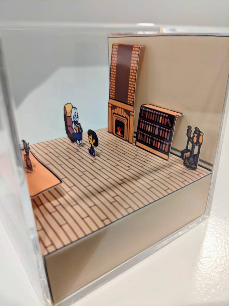 UNDERTALE Toriel Home 3D Cube Diorama | Etsy Ireland
