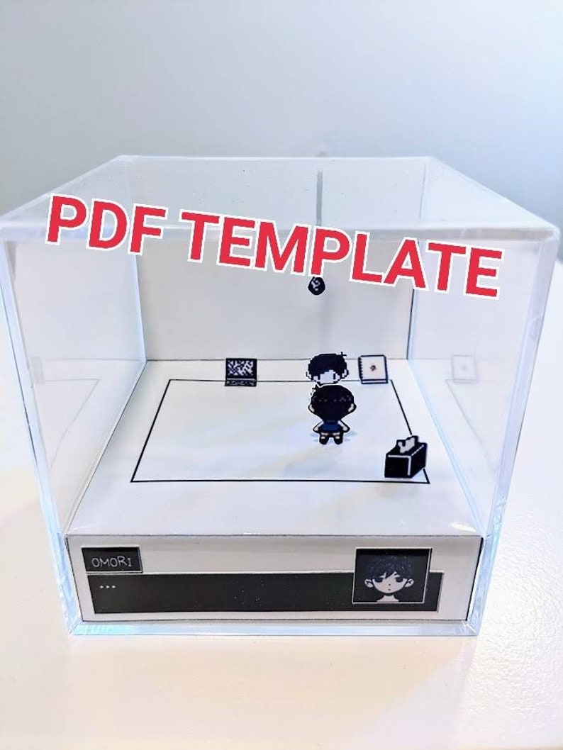 OMORI White Space Sunny Version 3D Cube Diorama TEMPLATE - Etsy Canada