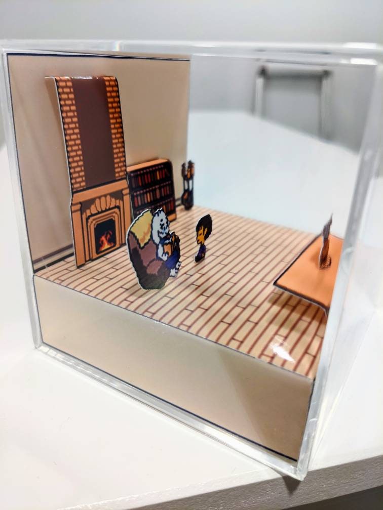 UNDERTALE Toriel Home 3D Cube Diorama - Etsy