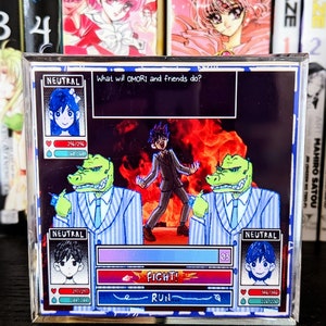 OMORI Bossman Hero Boss Battle 3D Cube Diorama - Etsy
