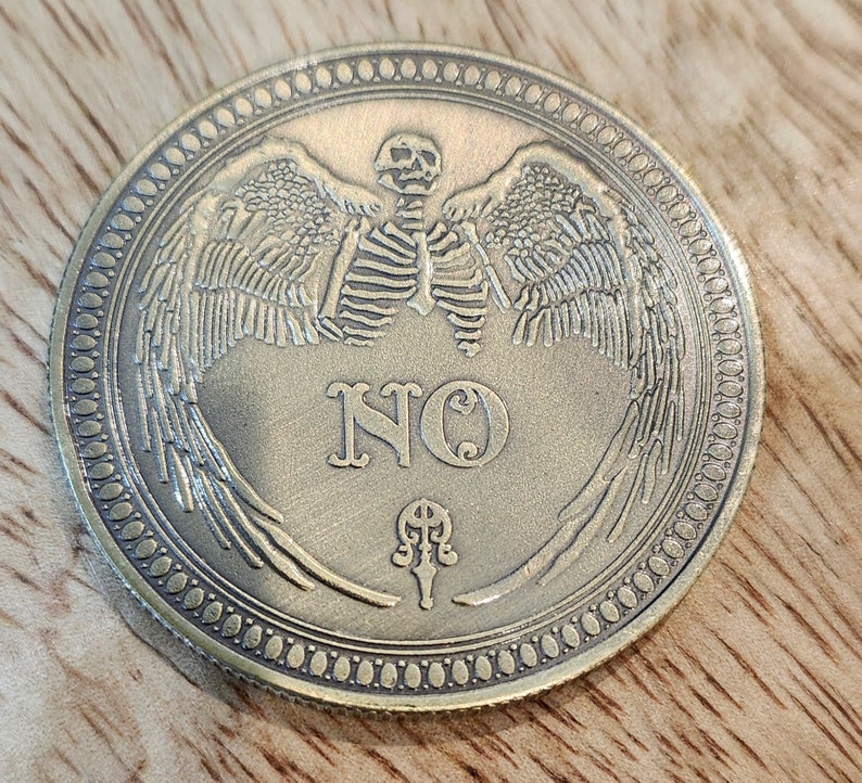 Lucky Decision Yes/no Coin - Etsy