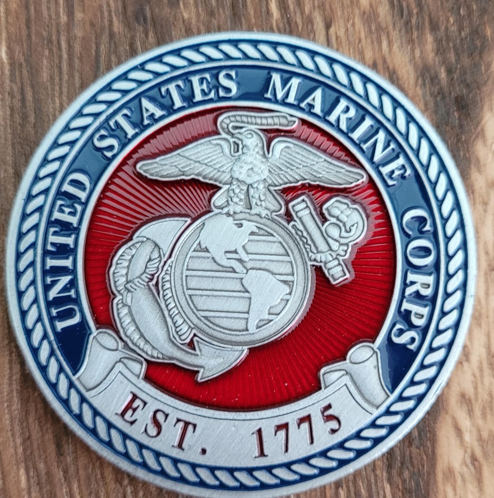 United States Marine Devil Dog Challenge Coin - Etsy
