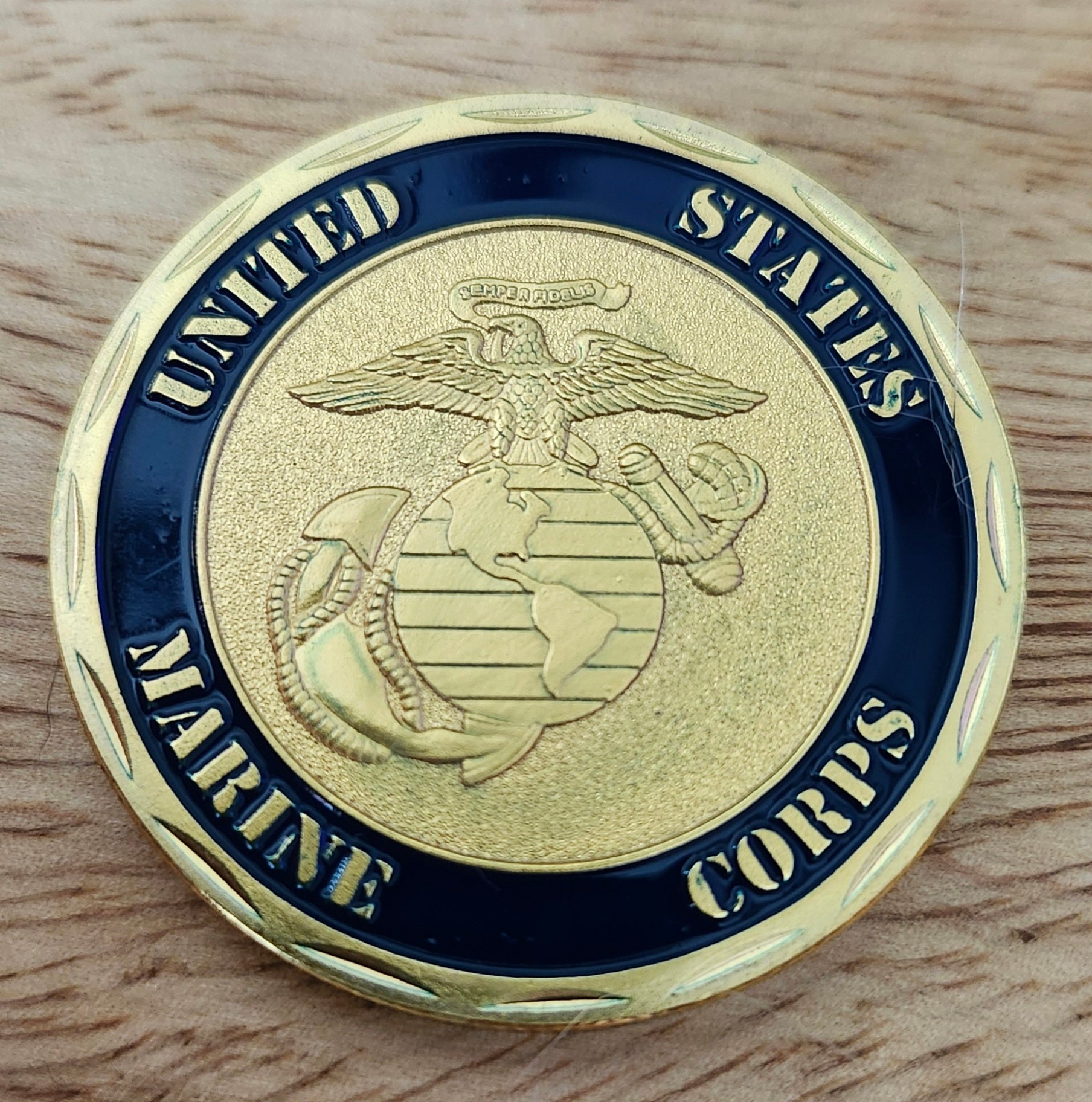 Marines Lucky Challenge Coin - Etsy