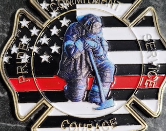 Firefighter Challenge Coin - Etsy