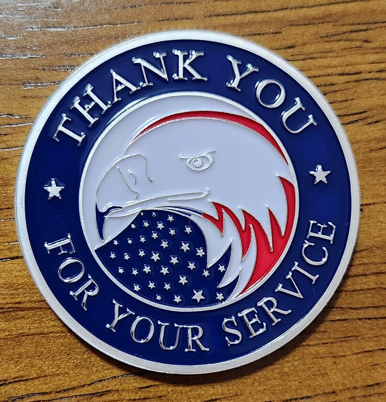 Thank You for Your Service Challenge Coin - Etsy