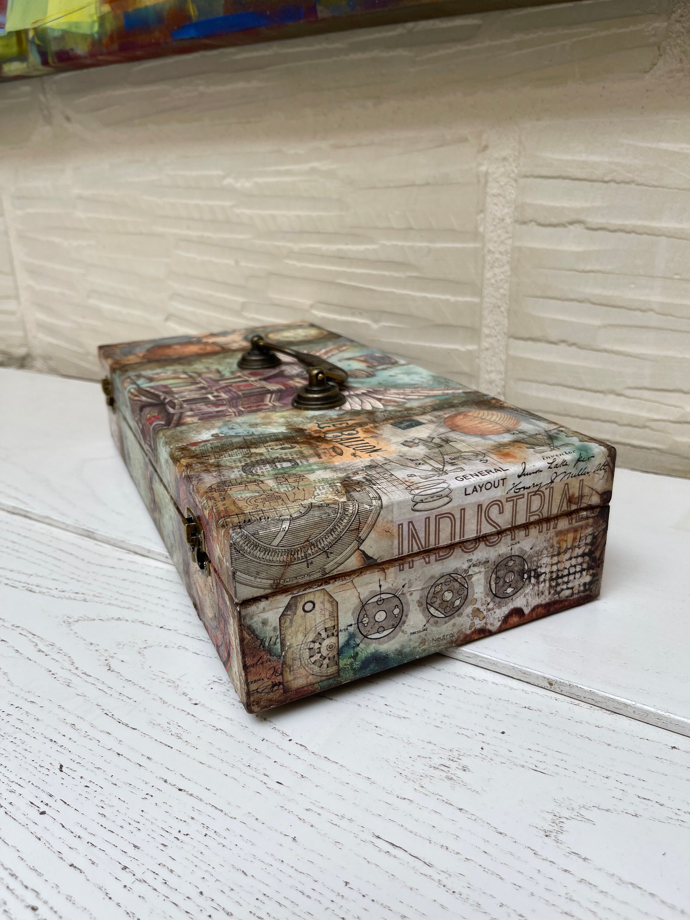 PRE-ORDER Steampunk Collection Box, Steampunk Jewel Box, Astronomy Gift ...