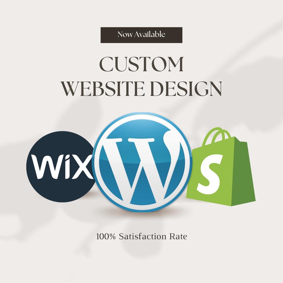 Custom Website Design, Website Design Wordpress, Custom Website Shopify, Shopify Website Design ...
