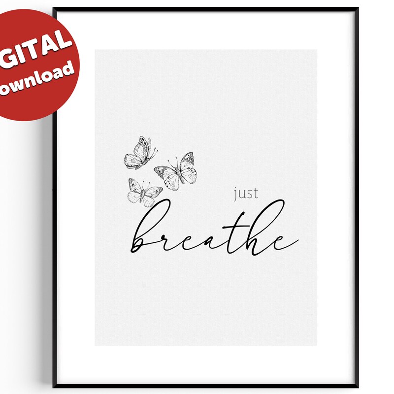 Just Breathe Svg - Etsy