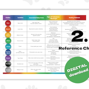 Dog Chakra Printable | Dog Chakra Points | Animal Chakra | Dog Chakra ...