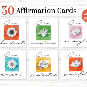 Printable Affirmation Cards | Daily Affirmation Cards | Self-love ...