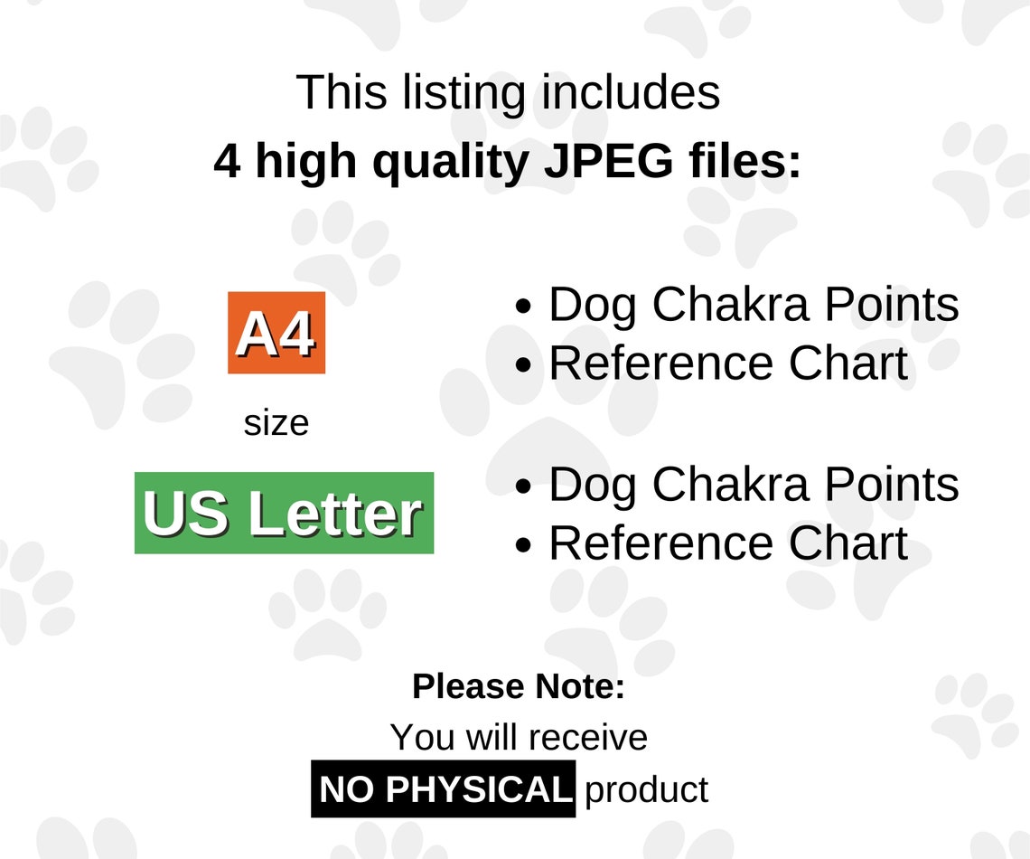 Dog Chakra Printable | Dog Chakra Points | Animal Chakra | Dog Chakra ...