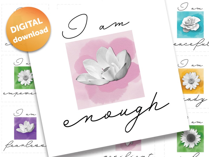 Printable Affirmation Cards Daily Affirmation Cards - Etsy
