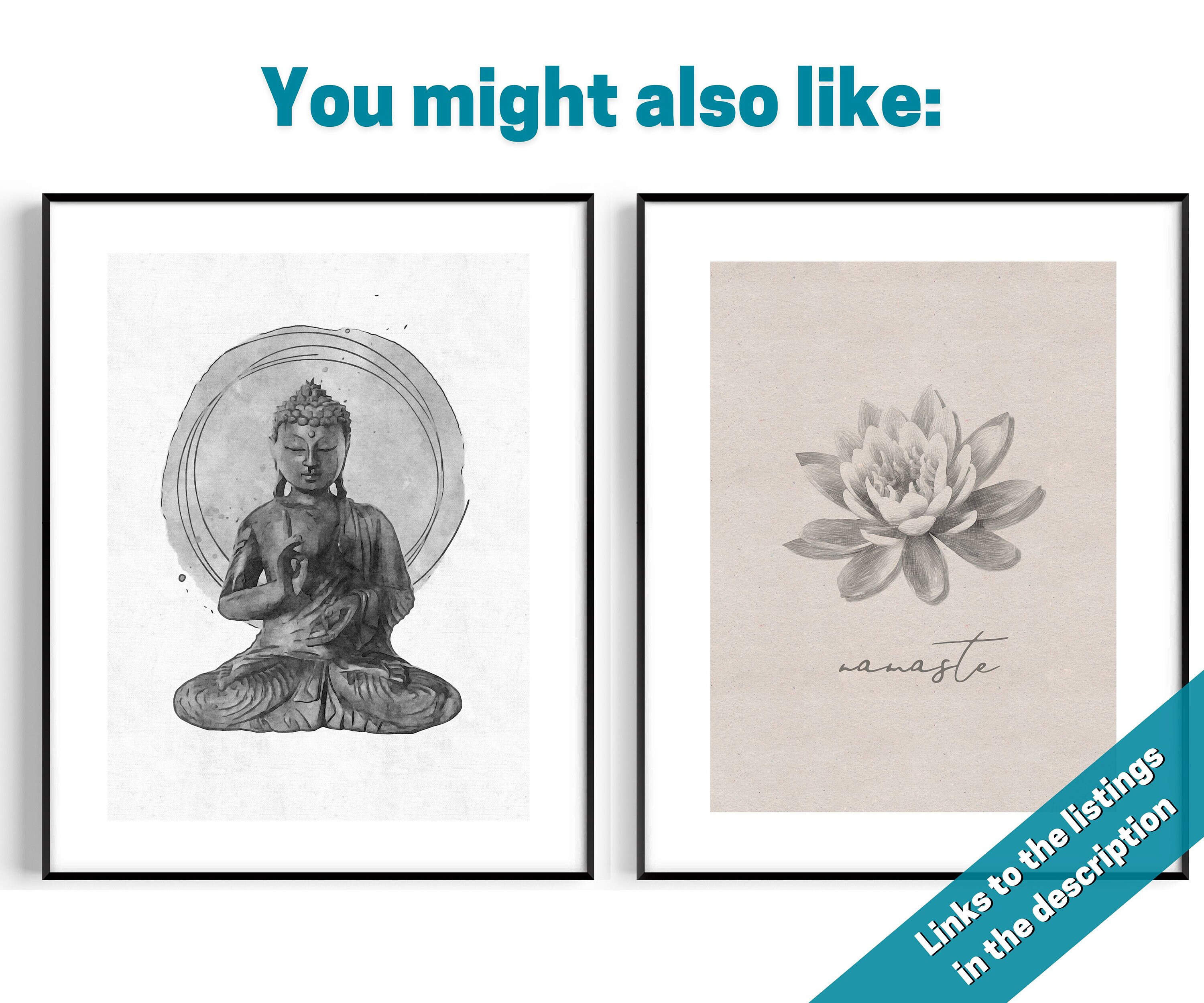 Namaste Printable Namaste Poster Spiritual Wall Art Yoga Studio Décor ...