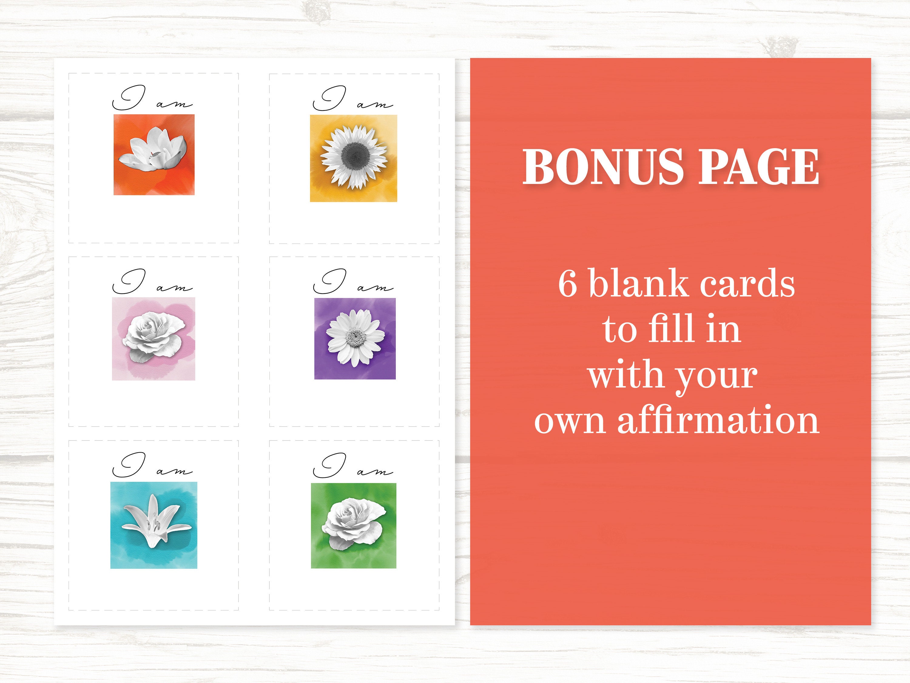 Printable Affirmation Cards Daily Affirmation Cards - Etsy