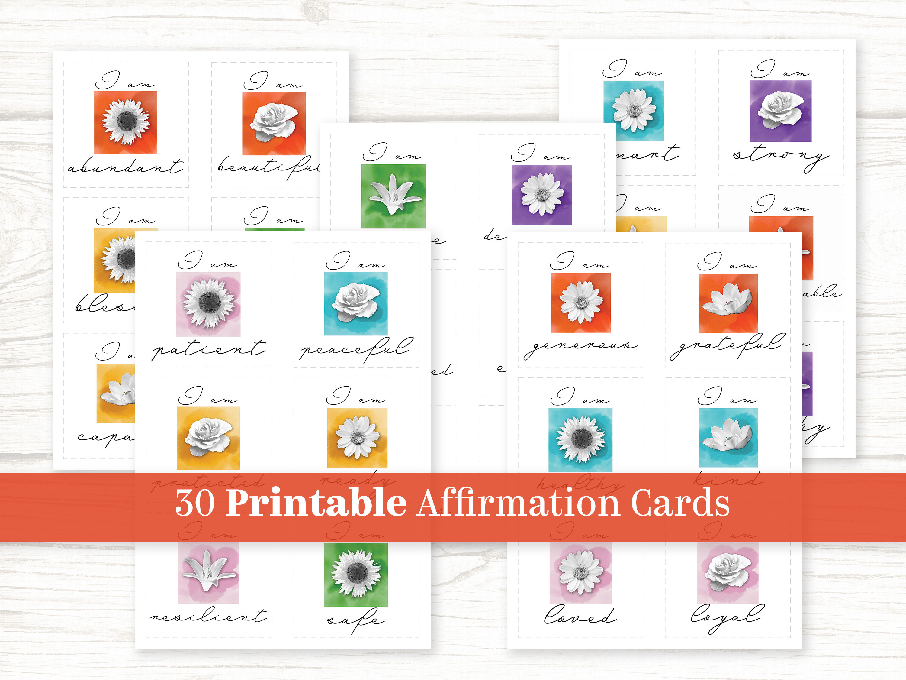 Printable Affirmation Cards Daily Affirmation Cards - Etsy