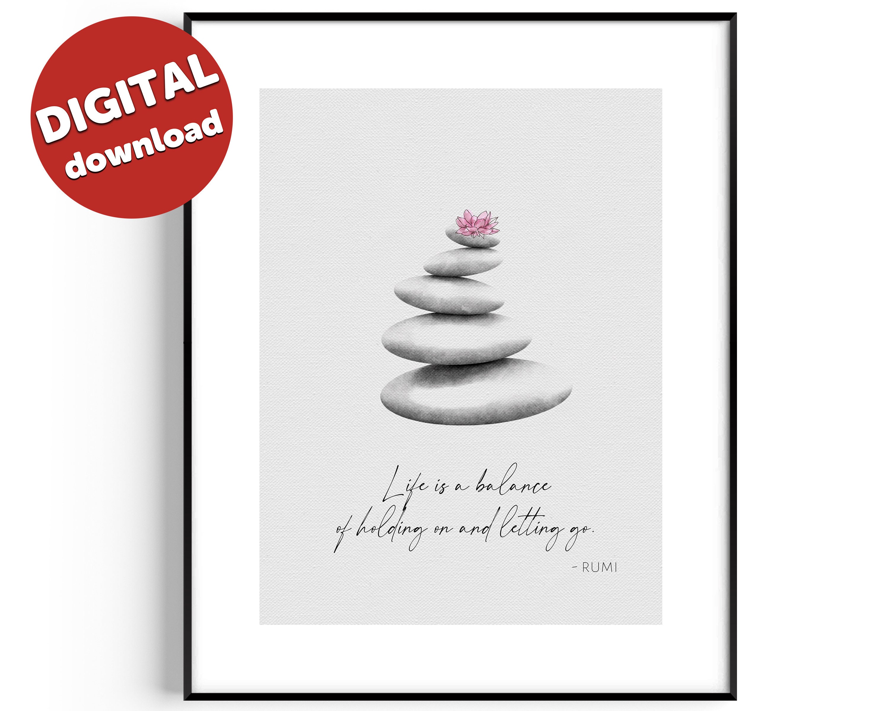 Spiritual Poster | Rumi Quote Print | Printable Wall Art | Spiritual ...