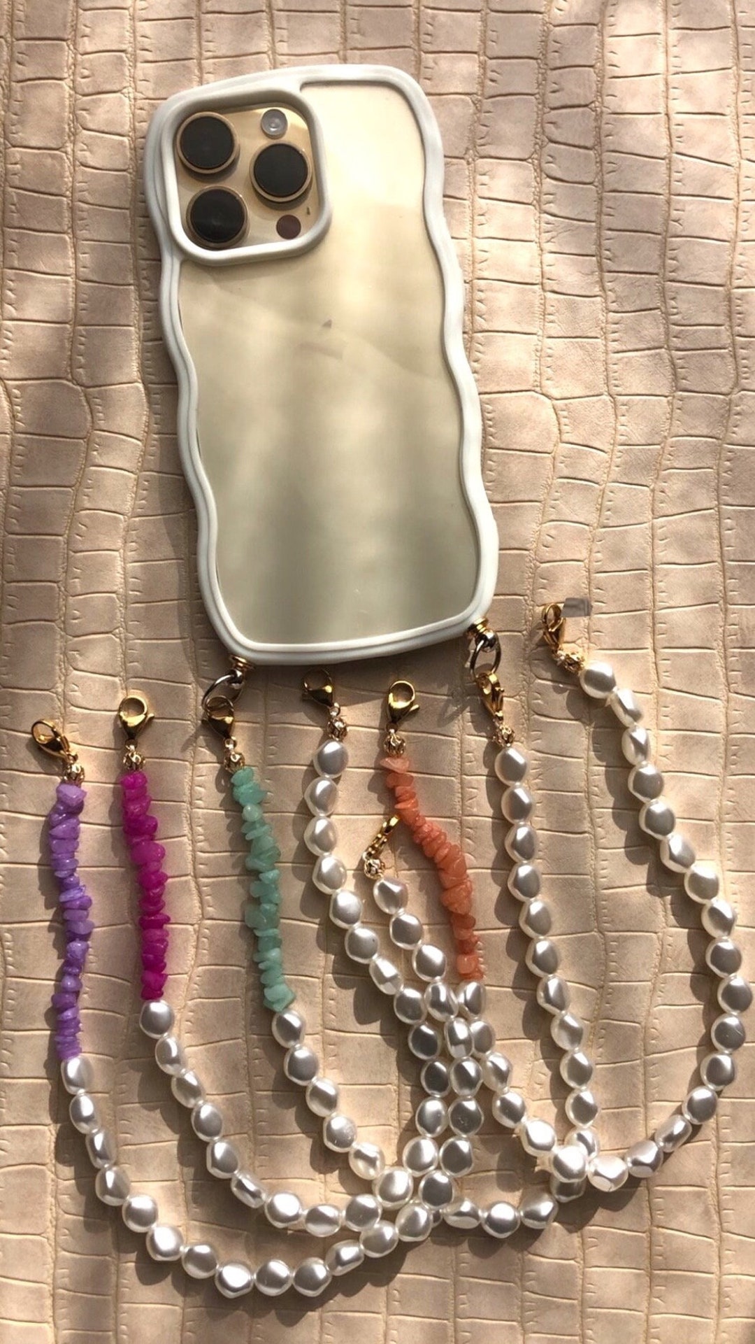 EMILY IN PARIS Phone Charm - iPhone - Case and Phone Charm - Pearl ...