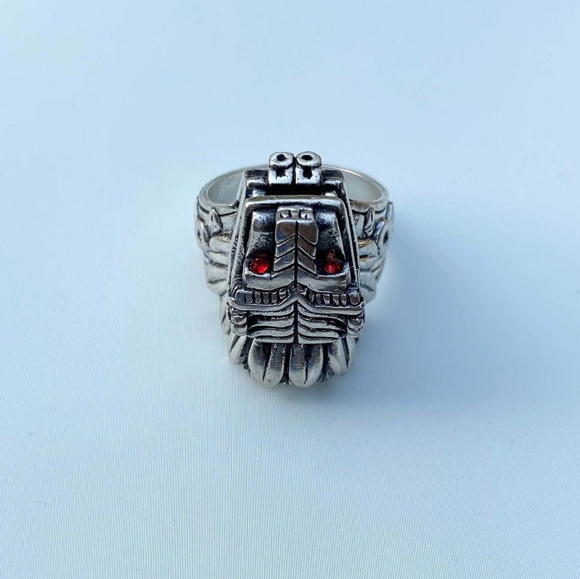 Quetzalcoatl Aztec Kukulkan Mayan Ring Solid Silver 925 / - Etsy